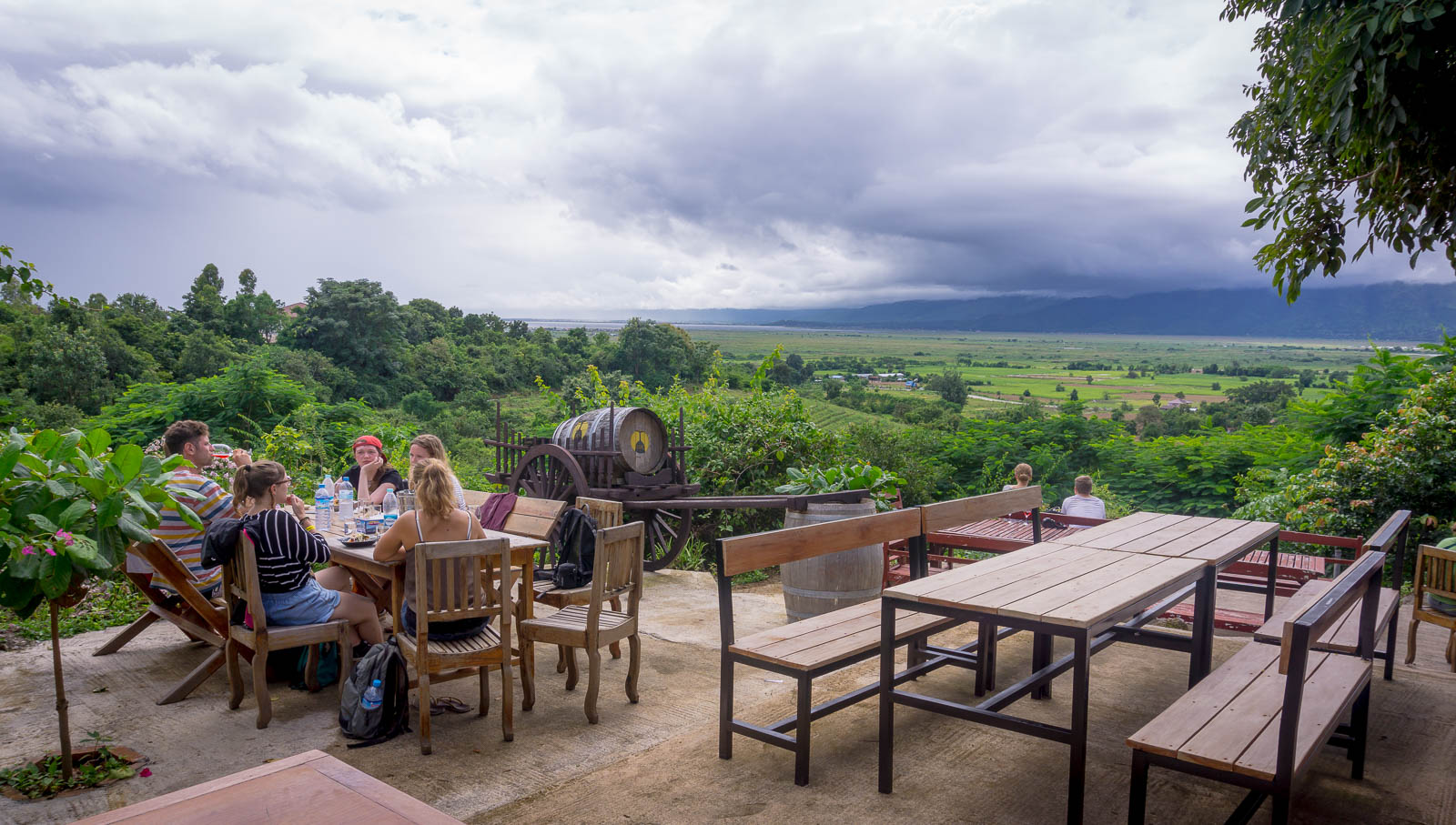View from patio of Red Mountain Winery - Find Away Photography